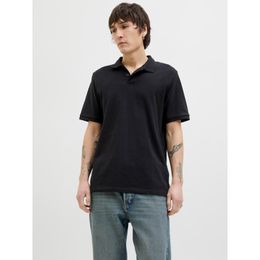 Jack & Jones Jack & Jones Herren Poloshirt &raquo;JJKANE POLO SS&laquo; Baumwollmischung, regular fit schwarz XS
