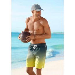 Buffalo Herren Badeshorts mit Farbverlauf grau M (50), N-Gr