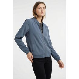 V&eacute;ro Moda Vero Moda Damen Kurzjacke &raquo;VMCONNY, leichte Jacke f&uuml;r den &Uuml;bergang&laquo; seitliche Eingrifftaschen, Rippb&uuml;ndchen blau XL