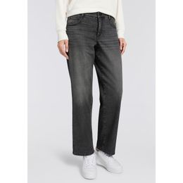 MAC Damen MAC Straight-Jeans &raquo;GRACIA&laquo; im Five-Pocket Style mit Stretch grau 36, L&auml;nge 32