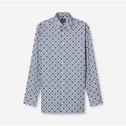 OLYMP Herren OLYMP Langarmhemd &raquo;Luxor&laquo; Businesshemd, modern fit, New-Kentkragen blau 46, N-Gr