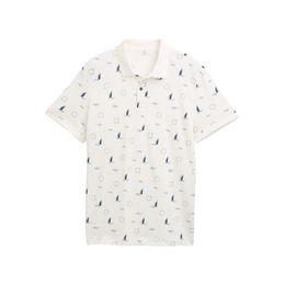 Tom Tailor Poloshirt Herren Gr&ouml;&szlig;e M blau / wei&szlig;