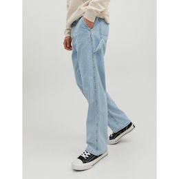 Jack & Jones Jack & Jones Herren Loose-fit-Jeans &raquo;JJIEDDIE JJUTILITY SBD 491&laquo; blau 33, L&auml;nge 34