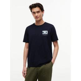 Tommy Hilfiger Herren T-Shirt &raquo;MONO SUN GRAPHIC REGULAR TEE&laquo; aus Jersey mit Logo-Grafik schwarz M