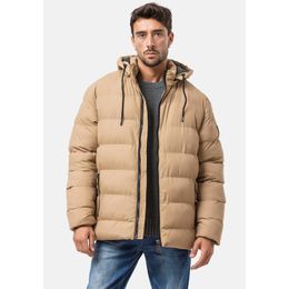 Cipo & Baxx Cipo & Baxx Herren Steppjacke mit Kapuze beige XL
