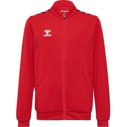 Hummel Athletic Zip-Up Hoodie 'Authentic' boy size 152 Cranberry / Black / White
