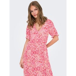 Only Damen Only Maxikleid &raquo;ONLCHIANTI S/S LONG DRESS WVN NOOS&laquo; Viskose, regular fit S, N-Gr