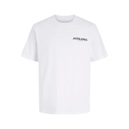 Jack & Jones Jack & Jones Herren T-Shirt &raquo;JPRBLAOSCAR SS TEE FST&laquo; mit Logo Schriftzug wei&szlig; XS