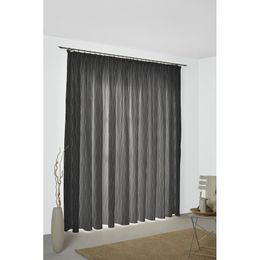 WIRTH Vorhang &raquo;Sepino&laquo; Multifunktionsband 1 Stk. tlg. grau Jacquard, Baumwolle, Polyester 175cm, Multifunktionsband, 132cm
