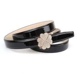 Anthoni Crown Damen Lederg&uuml;rtel schwarz 95