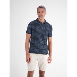 Lerros Herren Lerros Poloshirt Sommer-Polo in floraler Optik M