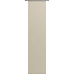 Neutex for you! Schiebegardine &raquo;Galena Uni&laquo; Klettband 1 Stk. tlg. inkl. Befestigungszubeh&ouml;r, Breite: 57 cm beige Polyester 145cm, Klettband, 57cm