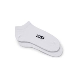 BOSS Damen BOSS Sneakersocken &raquo;2P AS Logo CC W&laquo; Packung, 2 Paar tlg. mit Logoschriftzug wei&szlig; 39-42