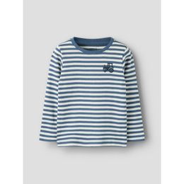 name it Jungen Langarmshirt &raquo;NMMVILLY LS SLIM TOP NOOS&laquo; Baumwolle, slim fit blau 98
