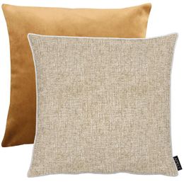 Apelt Dekokissen &raquo;Alessio&laquo; Wendekissenh&uuml;lle ohne F&uuml;llung, 1 St&uuml;ck beige Bezug: 80% Polyester, 20% Viskose B/L: 40cm x 60cm, 1 Stk.