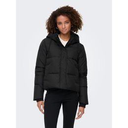 Only Damen Only Steppjacke &raquo;ONLALICE SHORT DOWN JACKET NOOS OTW&laquo; mit Kapuze schwarz M