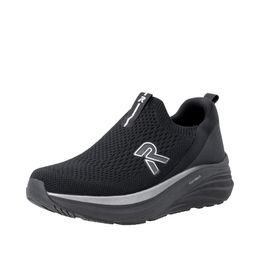 Rieker Sport Herren RIEKER Sport Slipper Slipper, Schlupfschuh, Freizeitsneaker mit socken&auml;hnlichem Einstieg schwarz 43