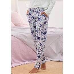 s.Oliver Damen s.Oliver Pyjamahose mit sch&ouml;nem Allover-Print rosa 36/38, N-Gr
