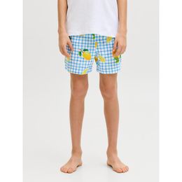 Jack & Jones Jack & Jones Junior Herren Badeshorts &raquo;JPSTMAUI VIBES NOVELTY AOP SWIM SH JNR&laquo; blau 176, N-Gr