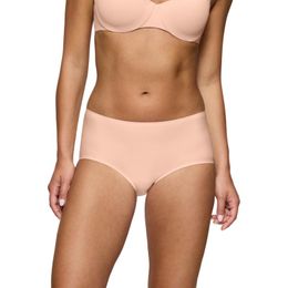 Triumph Damen Panty &raquo;Body Make-Up Illusion&laquo; nahtlos, Microfaser, weicher Bund, gepr&auml;gtes Logo rosa 44