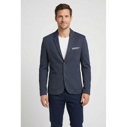 Lerros Herren Lerros Jerseysakko mit aufgesetzten Taschen blau 52