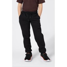 Champion Jungen Jogginghose &raquo;SPORTWEAR JOGGERS Standard Fit&laquo; f&uuml;r Kinder, sportlicher Stil, aus Baumwolle und Polyester blau M (140/146), N-Gr