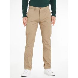 Tommy Hilfiger Herren Chinohose &raquo;Chino Denton 1985 PIMA CO&laquo; Straight Fit beige 33, L&auml;nge 32