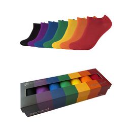 Camano Damen Sneakersocken &raquo;comfort&laquo; 7 Paar tlg. mit flachen N&auml;hten bunt 35-38
