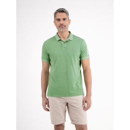 Lerros Herren Lerros Poloshirt mit Streifen Muster gr&uuml;n XXL