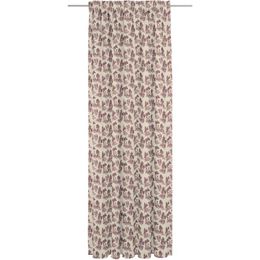Adam Vorhang &raquo;Good Old Days&laquo; Multifunktionsband 1 Stk. tlg. aus 100% Bio-Baumwolle rot Jacquard, Baumwolle 245cm, Multifunktionsband, 142cm