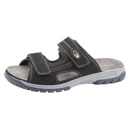 Waldl&auml;ufer Waldl&auml;ufer Herren Pantolette &raquo;Harald&laquo; , Sommerschuh, Schlappen, Klettschuh, in Weite H (= sehr weit) schwarz 7,5 (41)