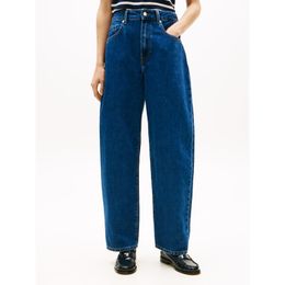Tommy Hilfiger Damen Weite Jeans mit 5-Pocket-Design blau 25, L&auml;nge 28