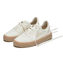Flamingos Life Damen Sneaker &raquo;BURELA BOLD&laquo; veganer Sneaker, Obermaterial aus 70% Maisresten beige 42
