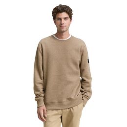 Tom Tailor Herren Tom Tailor Sweatshirt, mit Logo Stickerei am Arm beige 3XL