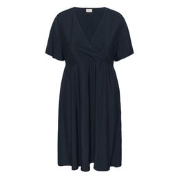 Kaffe Curve Kleid 'KCNeela' Damen Gr&ouml;&szlig;e 44 dunkelblau Sommerkleid
