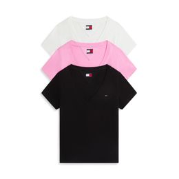 Tommy Jeans T-Shirt Damen Gr&ouml;&szlig;e XS navy / schwarz / wei&szlig;