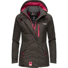 Marikoo Funktionsjacke 'Rabeaa' Damen Gr&ouml;&szlig;e XXL anthrazit / pink / wei&szlig;