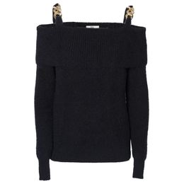 Influencer Pullover Damen Gr&ouml;&szlig;e L gelb / schwarz