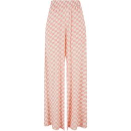 Urban Classics Hose 'Resort' Damen Gr&ouml;&szlig;e 48 beige / pink