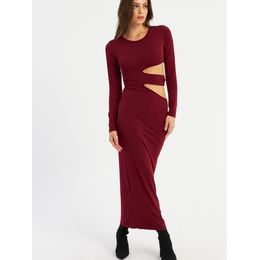Cool & Sexy Kleid Damen Gr&ouml;&szlig;e 36 karminrot Sommerkleid
