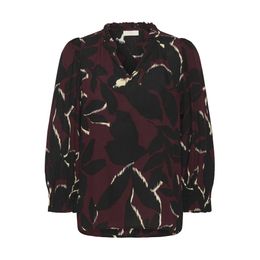 Kaffe Bluse 'Linda' Damen Gr&ouml;&szlig;e XXXL creme / merlot / schwarz