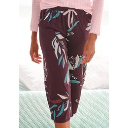 s.Oliver Damen s.Oliver Pyjamahose mit Allover-Druck rot 36/38, N-Gr