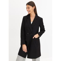 bonprix Damen bonprix Wintermantel aus Polyester mit Viskose und Elasthan, mit Polyesterfutter 52