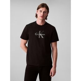 Calvin Klein Jeans Herren T-Shirt &raquo;SS Hero Monologo Tee 20s&laquo; Mit Rundhalsausschnitt, regular fit schwarz XL