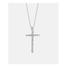 Diamant L'&eacute;ternel Halskette mit Anh&auml;nger aus 375 Wei&szlig;gold mit 0.10 Karat Diamant | Gr.: onesize