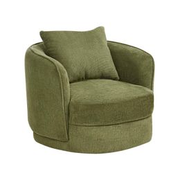 Beliani Sessel ANDALEN in Gr&uuml;n - (W) 85 x (H) 74 x (L) 79 cm | Gr.: onesize