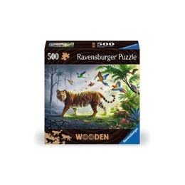 Ravensburger Puzzle 500 Teile Tiger im Dschungel in bunt | Gr.: onesize