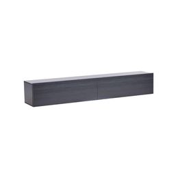 Beliani TV-Schrank GLADSTONE in Schwarz - (W) 180 x (H) 30 x (L) 32 cm | Gr.: onesize