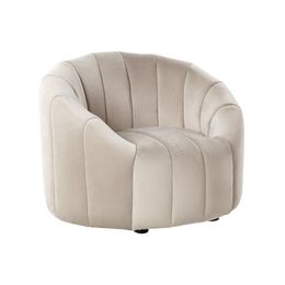 Beliani Sessel MALUNG in Beige - (W) 84 x (H) 68 x (L) 77 cm | Gr.: onesize