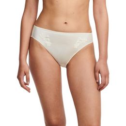 Chantelle Damen Slip &raquo;HEDONA&laquo; blickdichtes Gewebe, Guipure Spitze beige 44